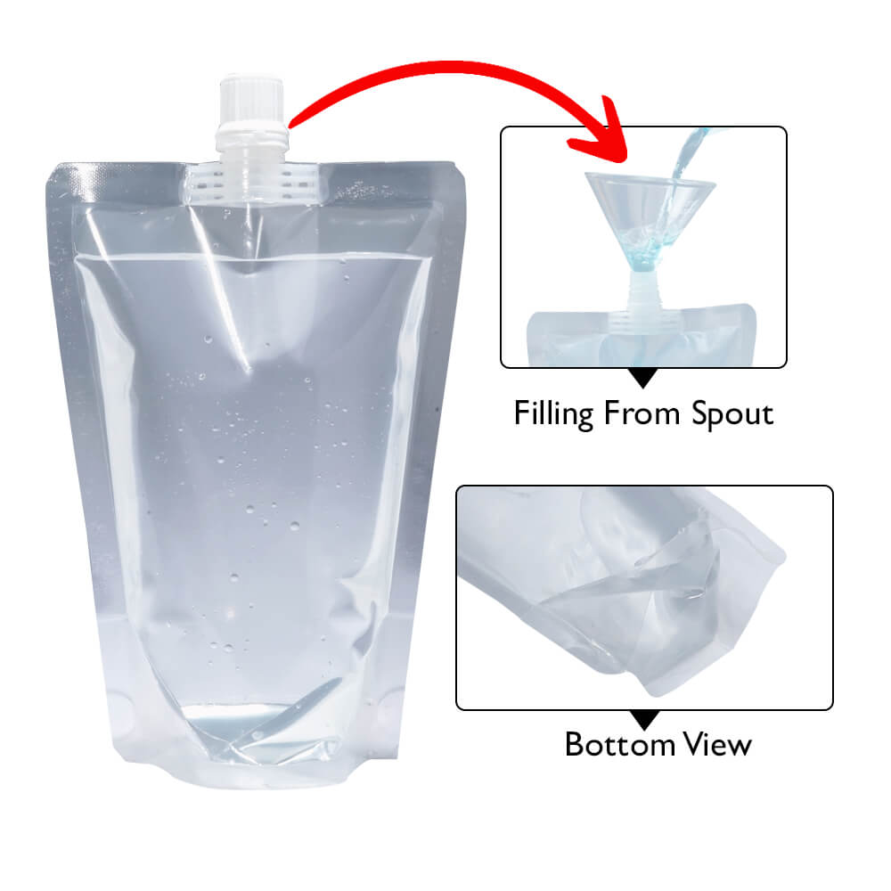 10mm Spout Pouch (Center Spout / Filling From Spout) - Pouchmakers