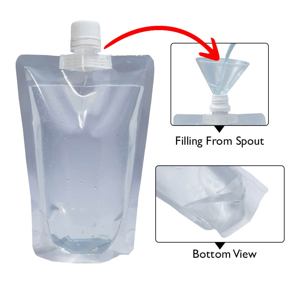 16mm Spout Pouches (Center Spout / Filling From Spout) - Pouchmakers